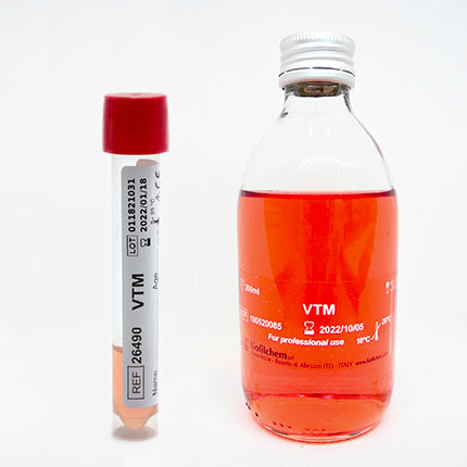 Liofilchem VTM Transport Medium For Viruses, Chlamydia, Mycoplasma And ...
