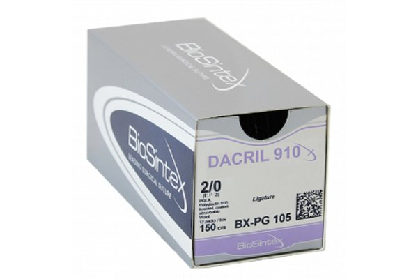 BIOSINTEX DACRIL 910 Multifilament, Synthetic, Absorbable Surgical Suture