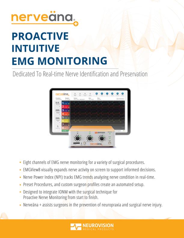 NMP Nerveana - Model Plus - Multi-channel Nerve Monitoring System ...