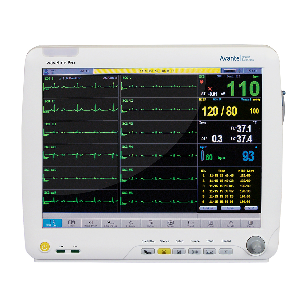 Avante Waveline Pro 66009B2VMRS Veterinary Vital Signs Monitor