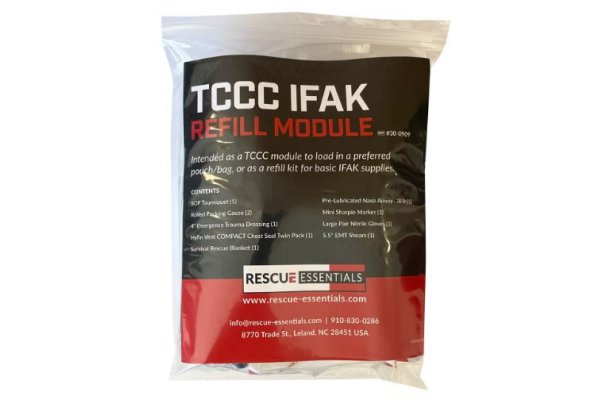 Rescue Essentials TCCC-REFILL TCCC IFAK Refill Module