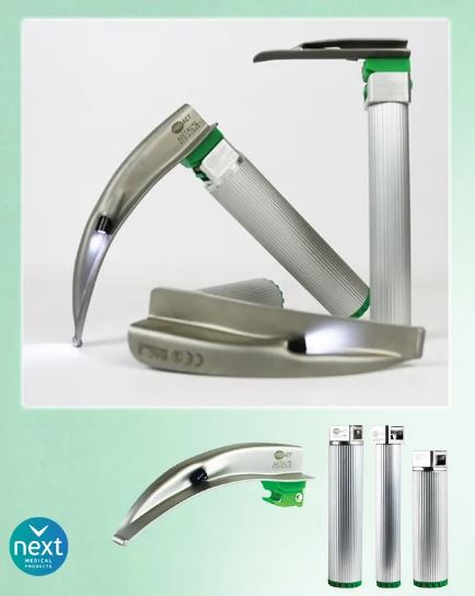 Laryngoscopes - Green System Laryngoscope Blades & Handles by ...