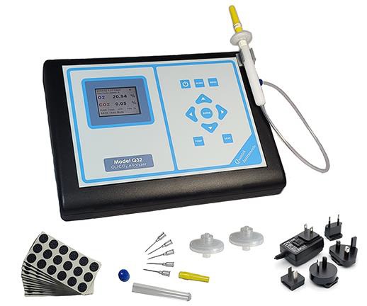Quantek Q30 Series Desktop Analyzer for O2 and/or CO2 Levels In ...