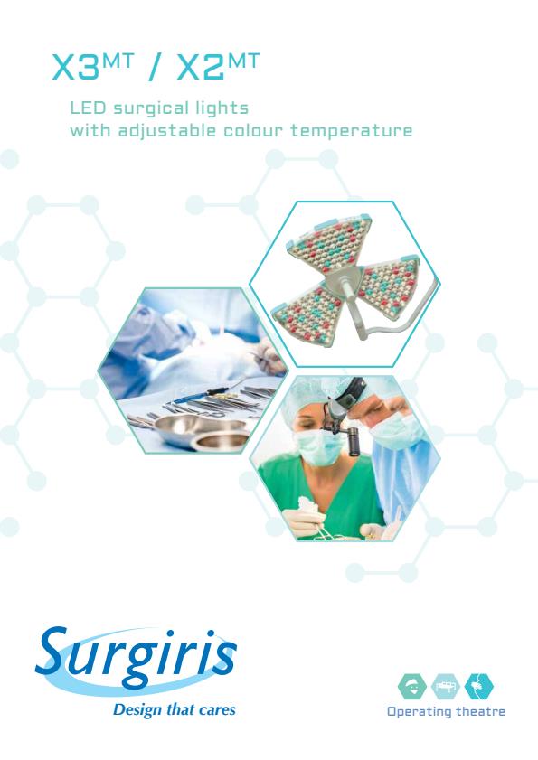 Surgiris - Model X3MT and X2 - Multi-Purpose Surgical Light Brochure