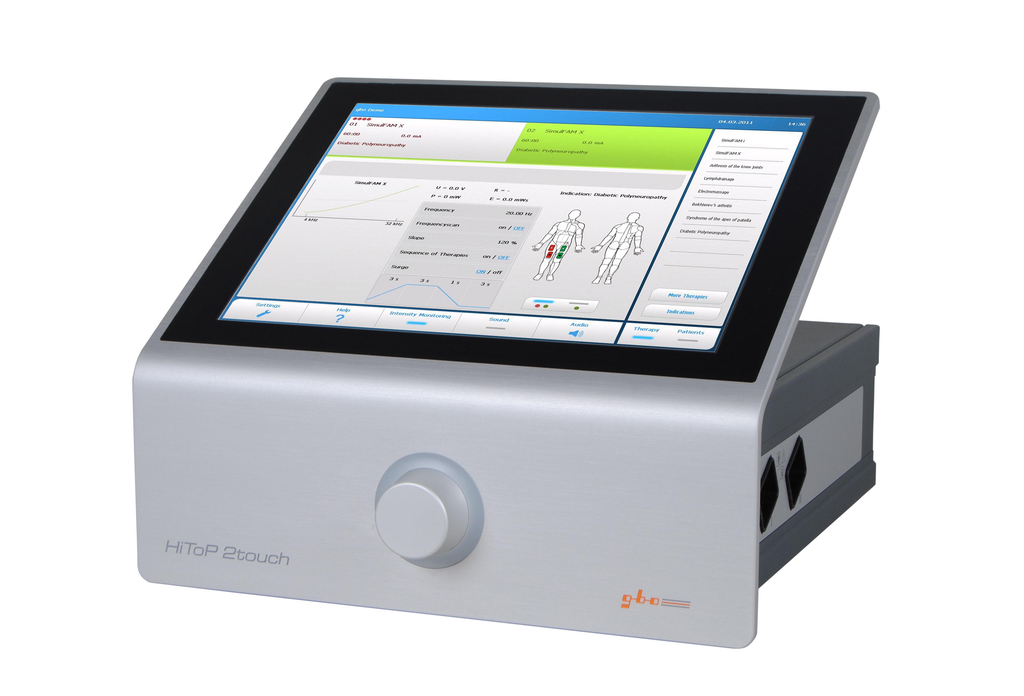 HiToP - 2touch - HighTone Therapy - Therapy Device by gbo ...