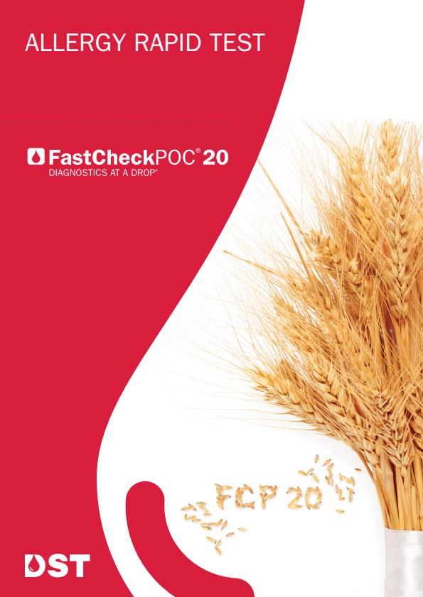 DST - Model FastCheckPOC 20 - Allergy Rapid Test Kit Brochure