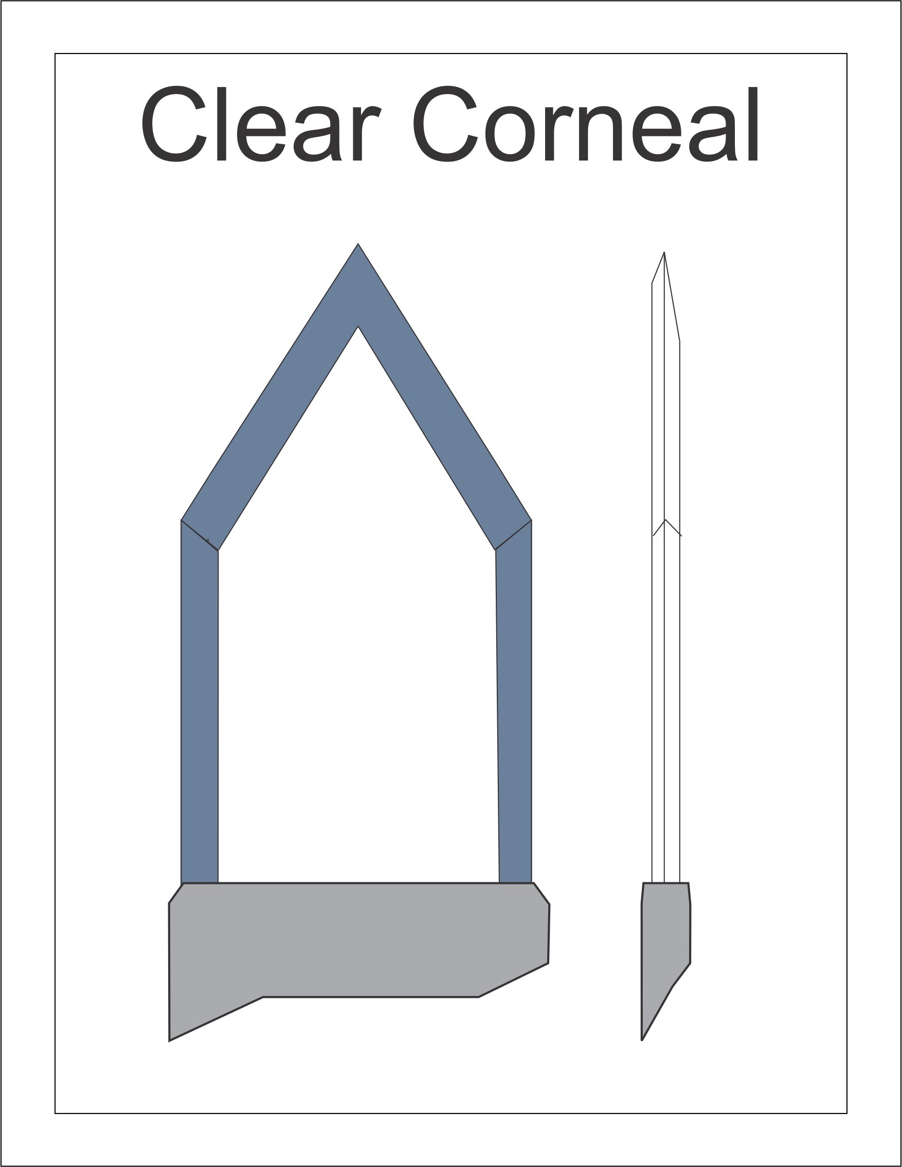 Clear Corneal - Diamond Knives - Primary Incision Knives