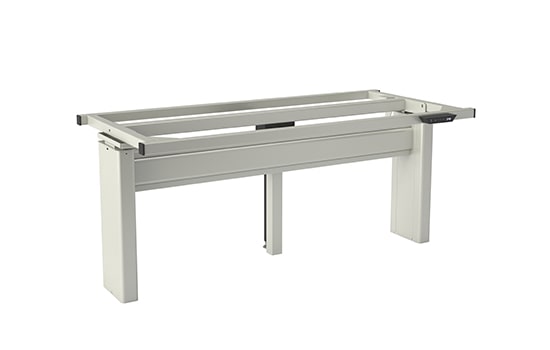 PBC Base Frame - Electric Height Adjustable Workstation - Center-Justified