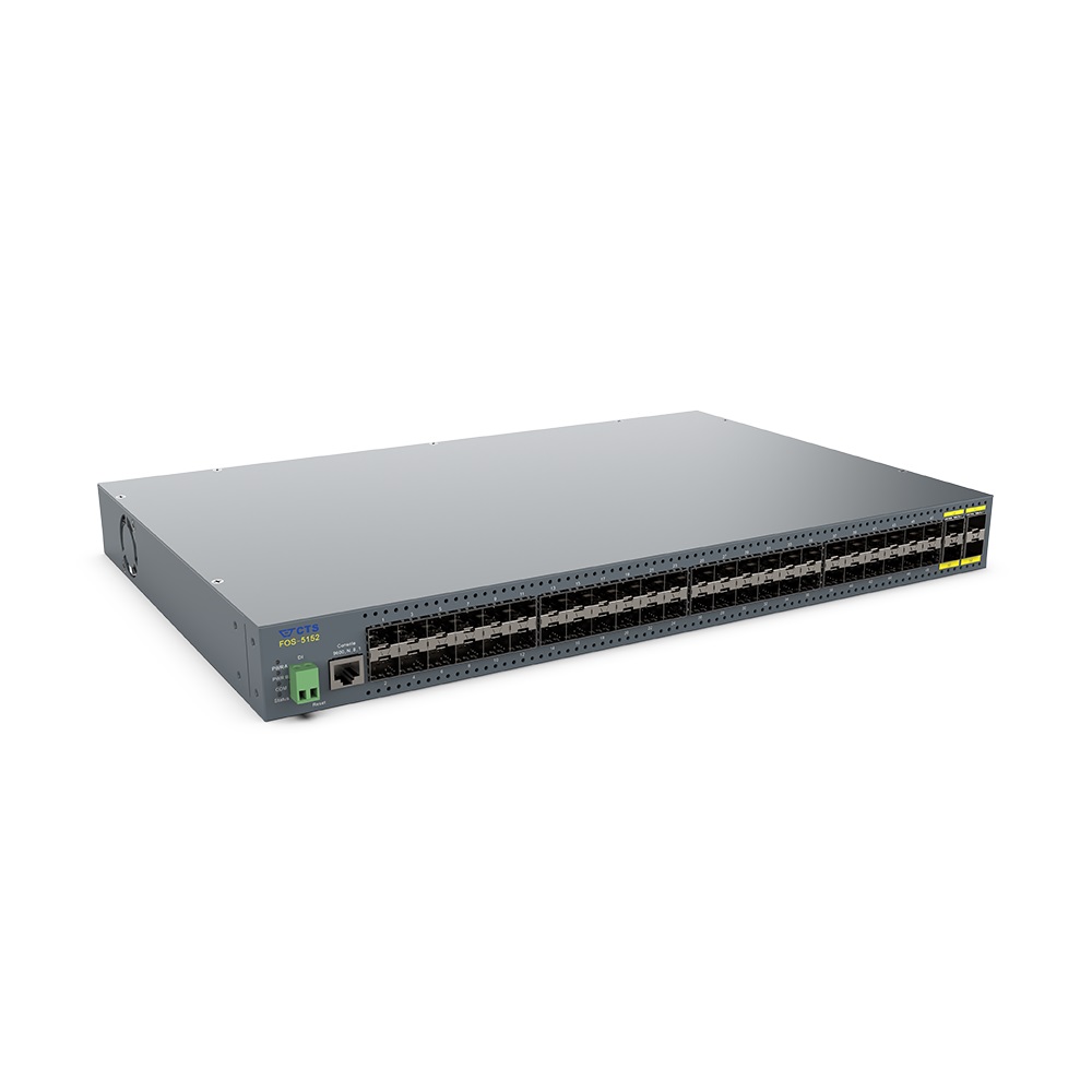 CTS FOS-5152 48 Port 100/1000X + 4 Port 1/10G SFP+ Managed Fiber Switch