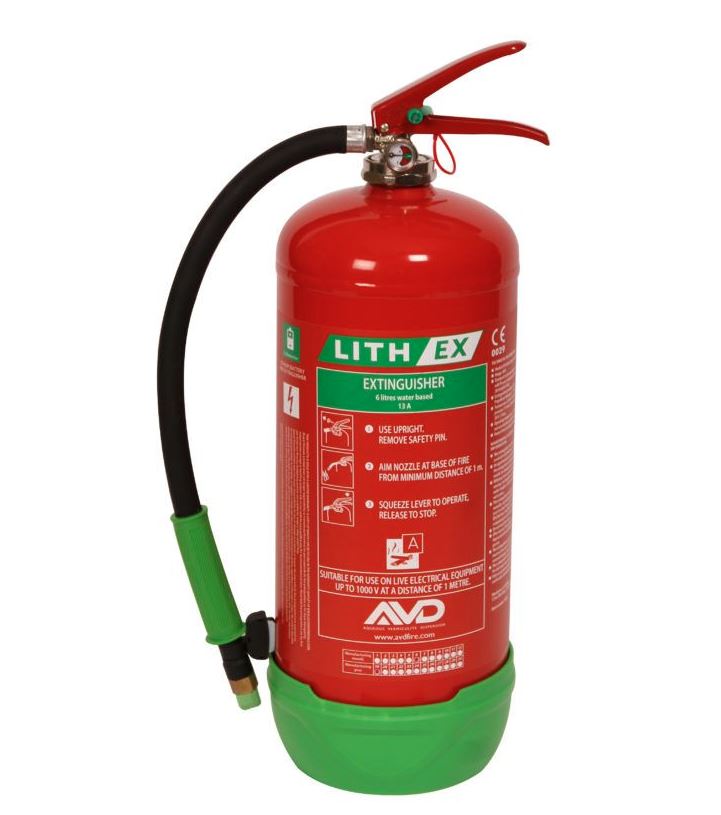 AVD Fire Lith-Ex 6 Litre Fire Extinguisher