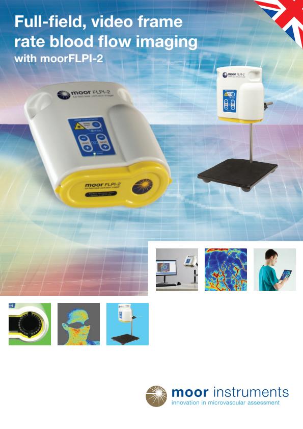 Moor Instruments - Model moorFLPI-2 - Laser Speckle Contrast Imager ...