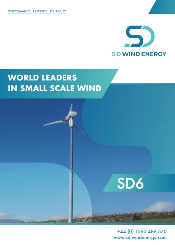 Model SD6 - Wind Turbine - Brochure