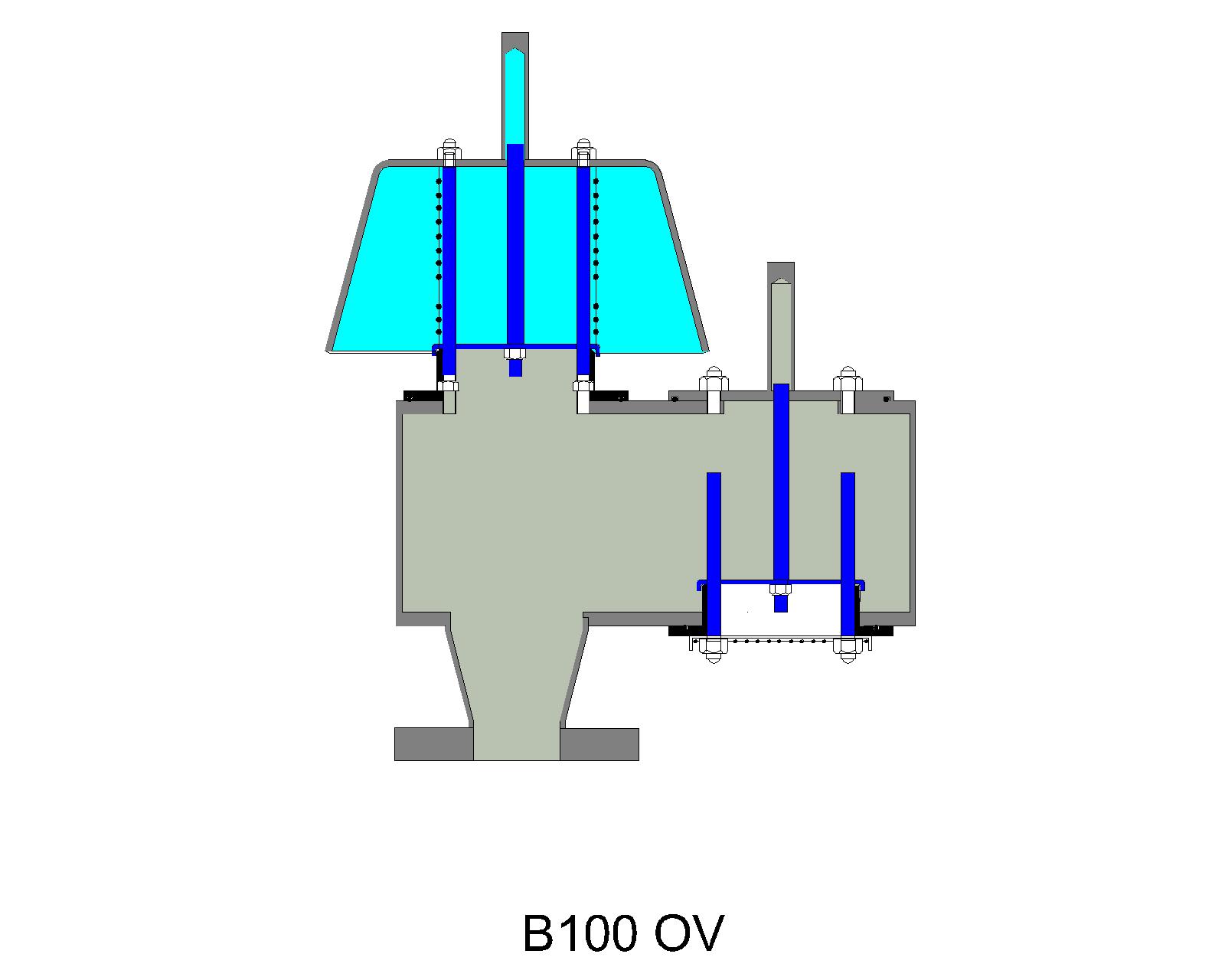 3B Controls B100 OV Pressure and Vacuum Relief Valves