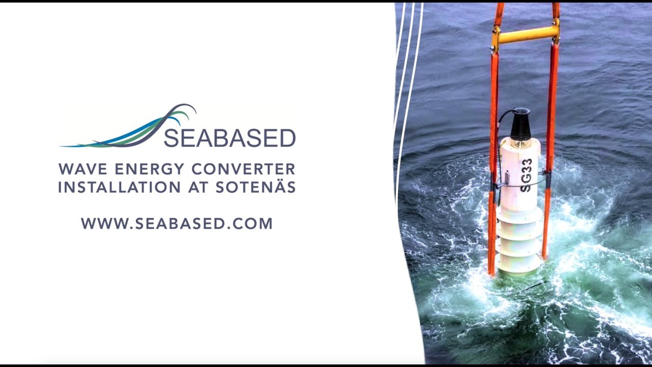 Seabased installs a wave energy converter as part of a wave power park ...
