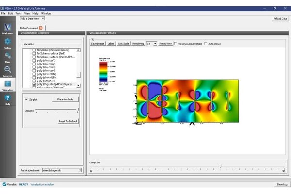 Tech-X VSimEM Electromagnetic Simulation Software