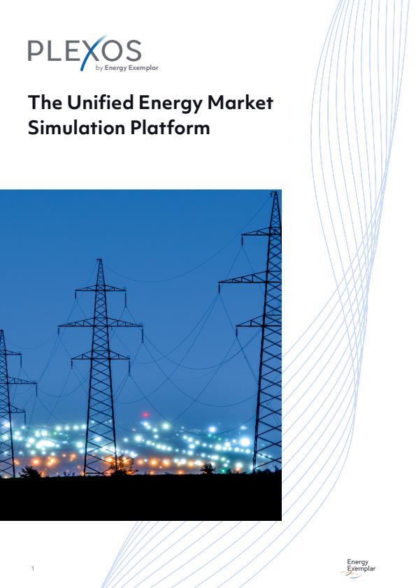 Energy Exemplar - Version PLEXOS - Brochure