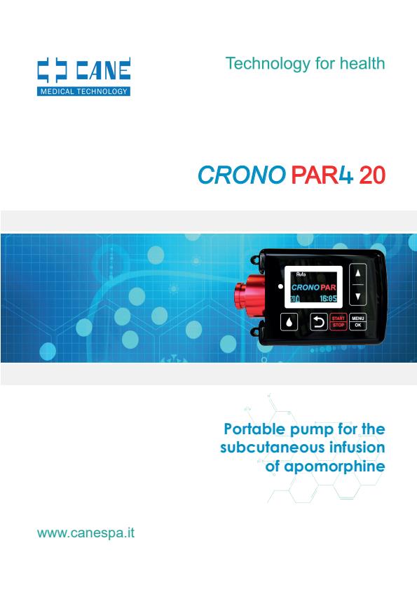 Cane - Model CRONO PAR 4-20 - Infusion Pumps - Brochure