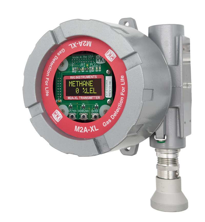 RKI M2A-XL Stand Alone Explosion Proof Gas Transmitter
