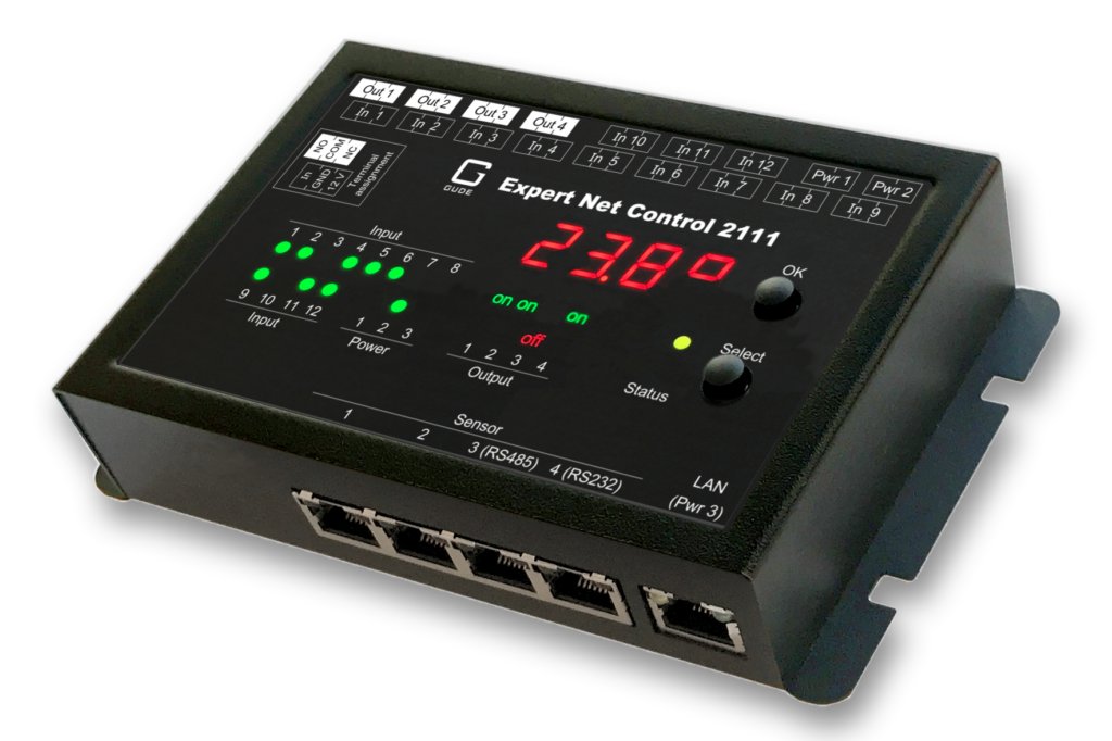 2111 Rack Monitoring Systems With 4 Relay Outputs and 12 Signal Inputs