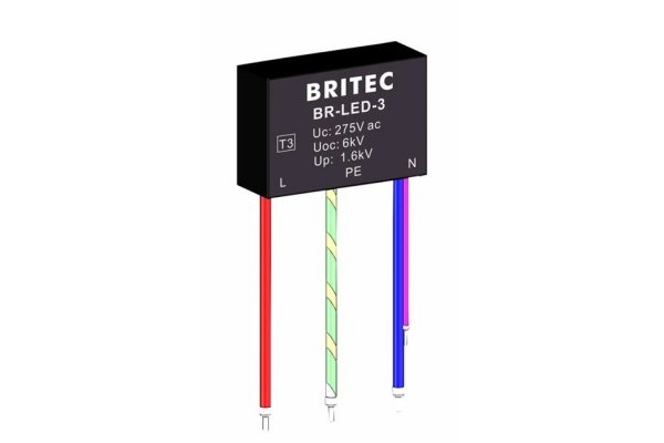 Britec BR-LED-3 LED Surge Protector