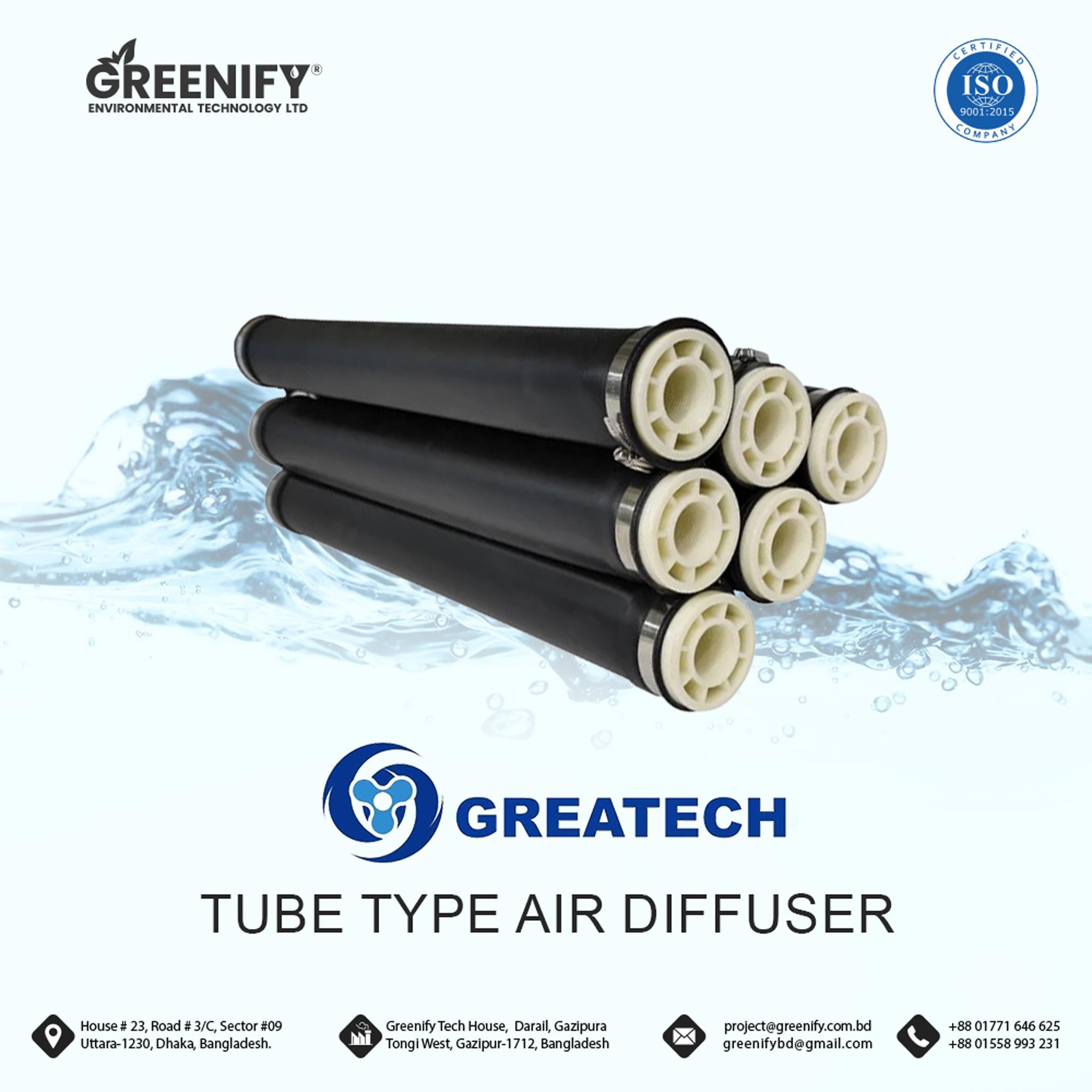 Greatech GTD-D500*65 Tube Type Air Diffuser