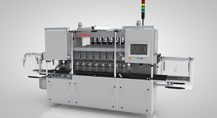 Cremer CFI Series Counting and in-motion bottle filling system