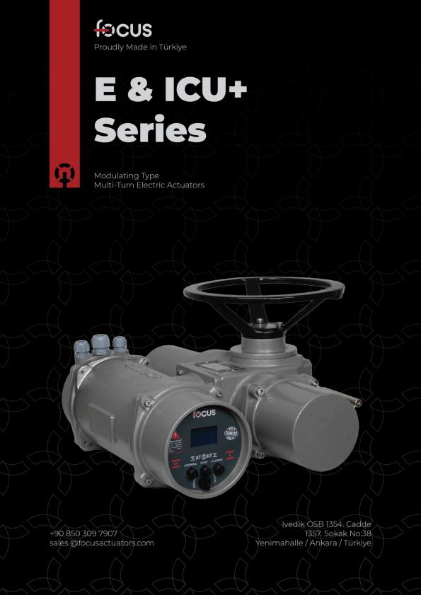Focus - Model E & ICUplus Series - Modulating Multi-Turn Electric ...