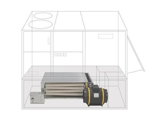 enVerid HLR 100C Air Cleaning Module for HVAC Systems