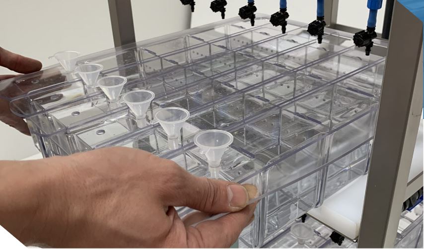 ZEBCARE Zebrafish Genotyping Rack for Aquatic Research