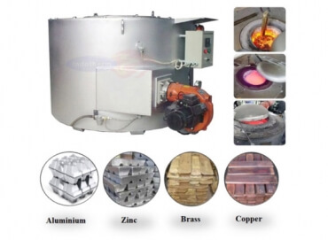 Indotherm Gas Fired Crucible Furnace for Metal Melting