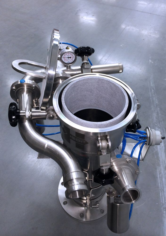 HECHT ProClean Conveyor (PCC) Pneumatic Material Transfer System