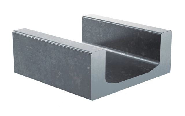 Rollco UP---.0700 U-Rail for Roller Systems