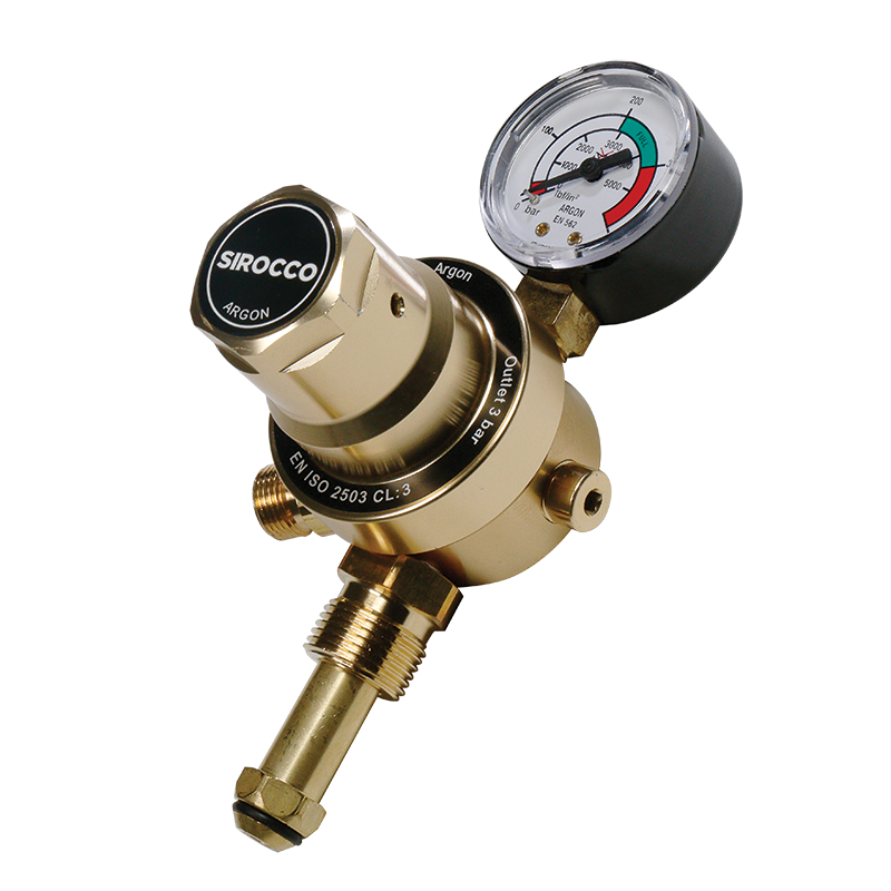 Parweld Sirocco Single Stage Argon Gas Preset Regulator