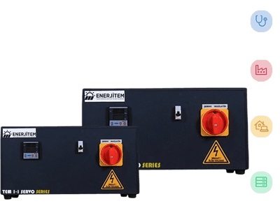 ENERJITEM TEM 1-1 SERVO Voltage Regulator (3.5-250 KVA)