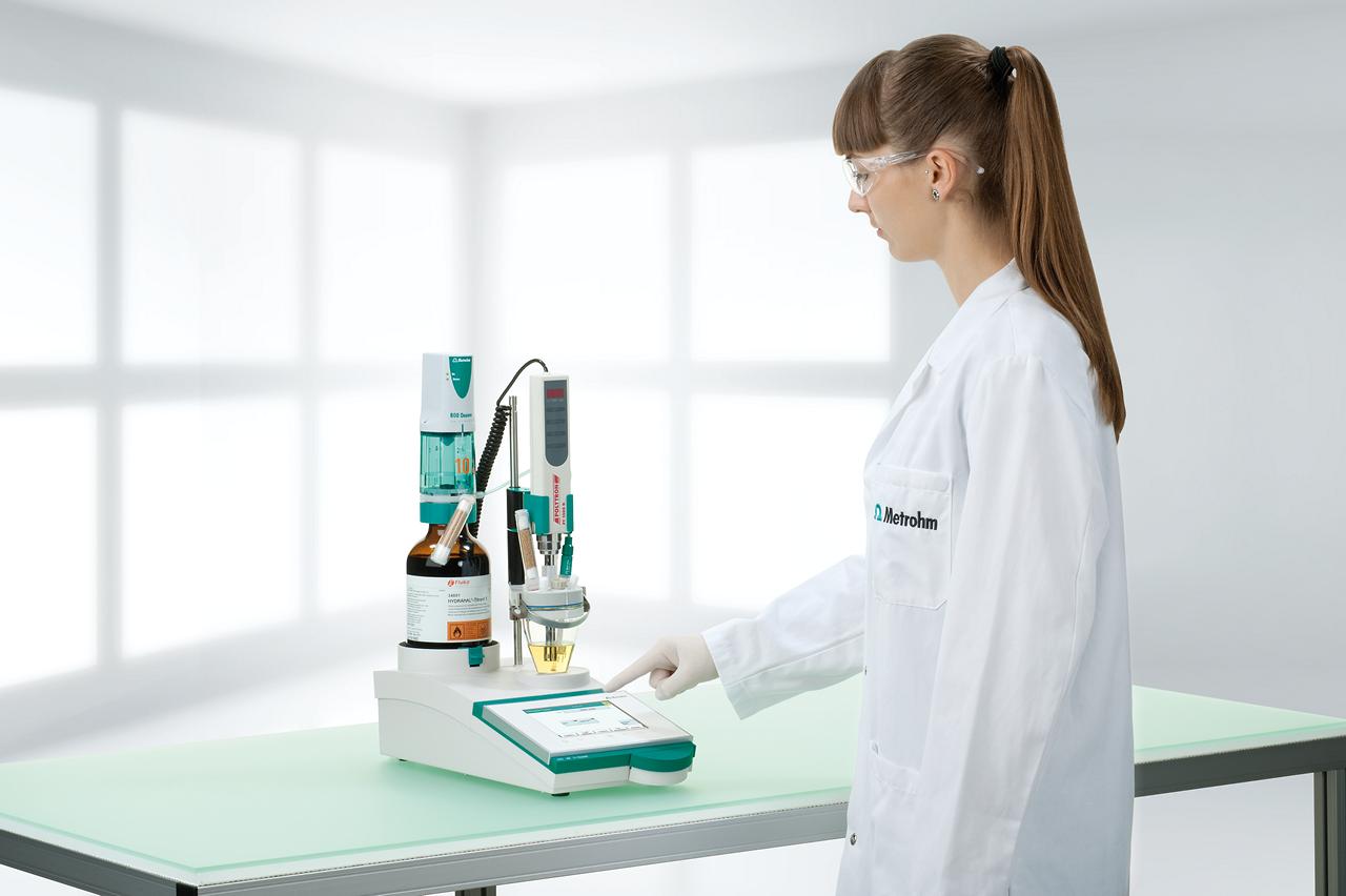 Metrohm KF Ti-Touch Compact KF Titrator for Water Determination