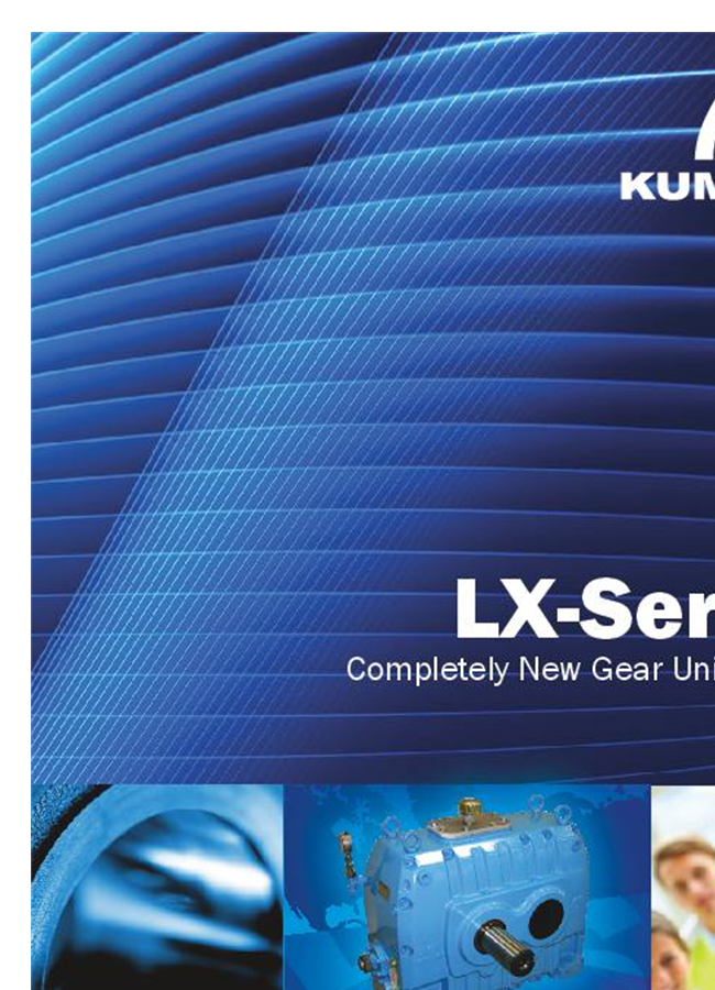 Kumera - Model LX-Series - One Stage Helical Gearboxes - Brochure