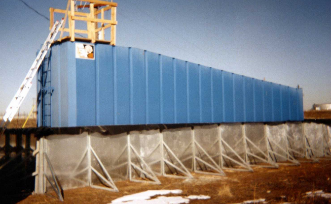 ModuTank TerraStor Containment System for Earthen Materials and Slurries