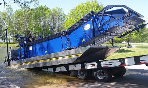 Aquarius T-45 Aquatic Weed Transport Barge