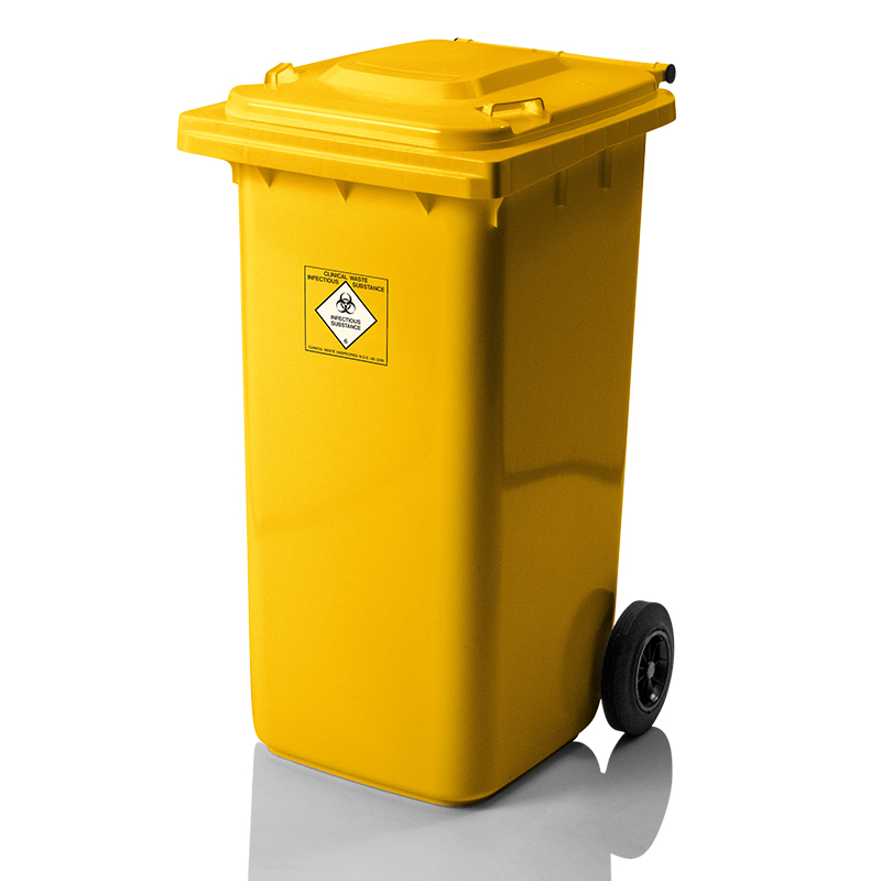 Wheelie bins Weber MGB 240 Litre Mobile Waste Container for Clinical Waste