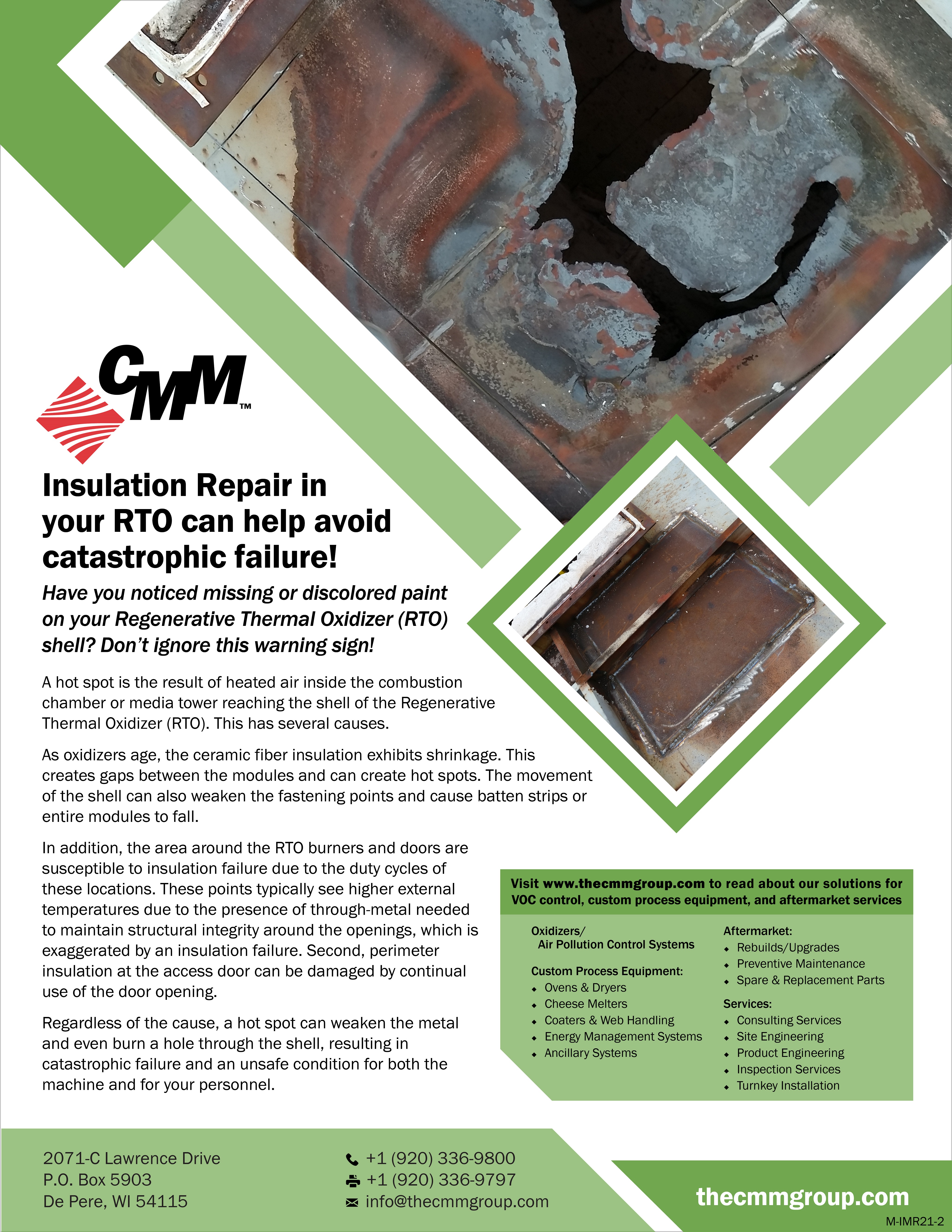 RTO Insulation Repair or Replacement | The CMM Group
