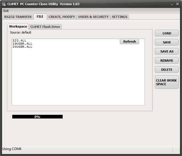 Climet PC Counter Cloning Utility Software