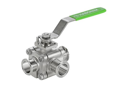 Habonim 48 Series ASME BPE Floating Ball Valve 3 Piece