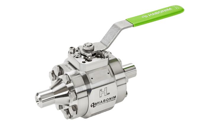 Habonim H21 Series Hydrogen Service High Pressure Floating Ball Valve