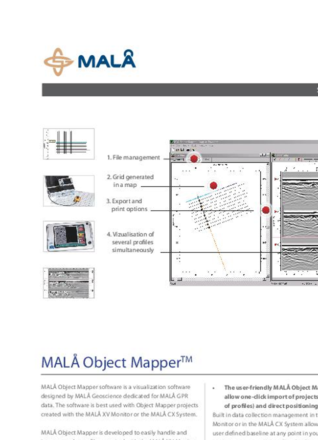 MALÅ - Model CX - Concrete Explorer GPR System Brochure