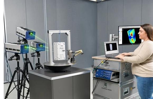 Polytec VibroScan QTec Xtra 3D Scanning Vibrometer