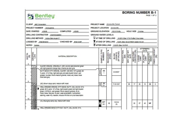 gINT Professional Subsurface Data Management and Reporting Software
