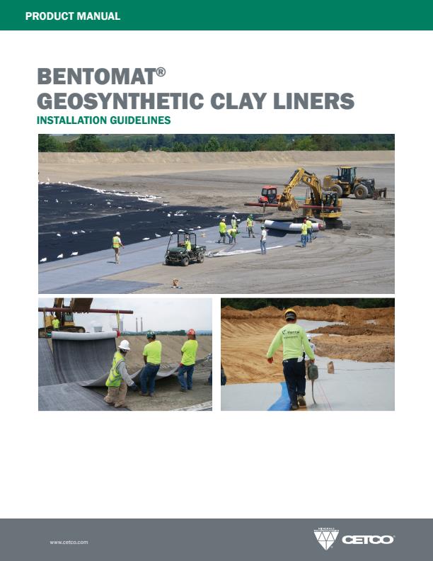 Bentomat - Geosynthetic Clay Liner - Manual