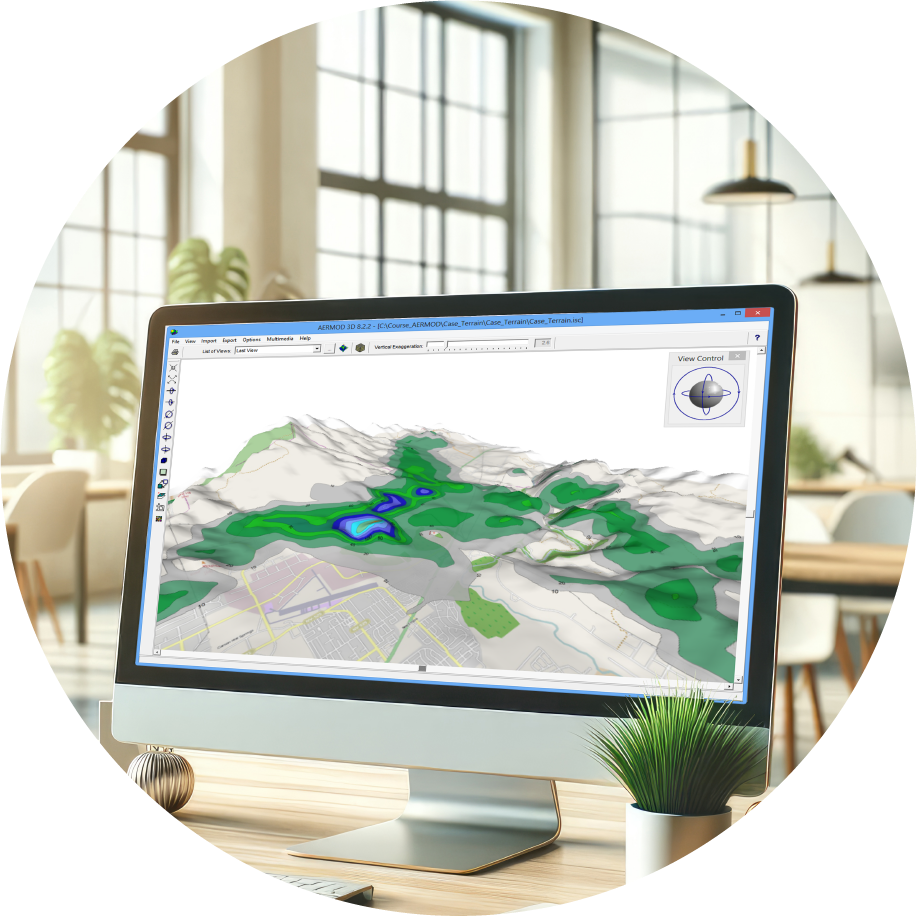Lakes Environmental AERMOD View 13.0 Gaussian Plume Air Dispersion ...