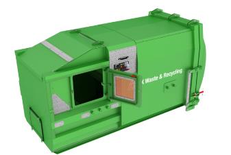 UKWR UK S9 Scissor-Type Chain Lift Portable Compactor
