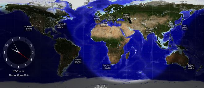 Sun Clock 4K Mapping Software
